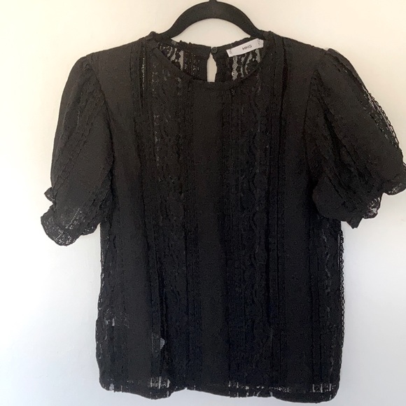 Mango | Tops | Mango Lace Top | Poshmark